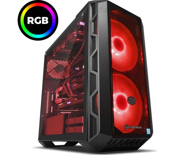 GradeB - PC SPECIALIST Vortex XE Gaming PC - Intel i9-9900K (Unlocked ...